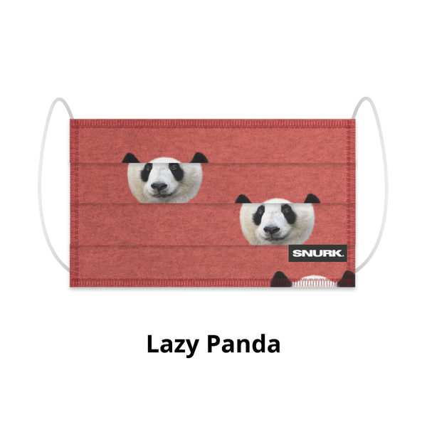 SNURK. Μάσκα προστασίας υφασμάτινη Lazy Panda – Cozykids B2B